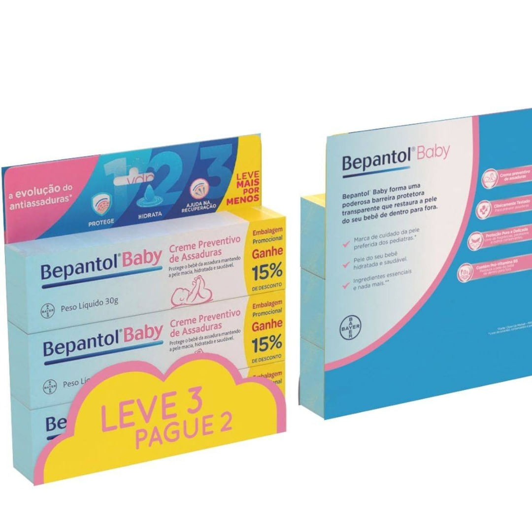 Bepantol Baby Creme 30g Leve 3 e Pague 2 | Grupo Formosa